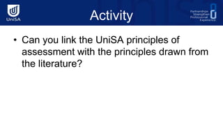good exammples for Assessment for learning Designing effective ...