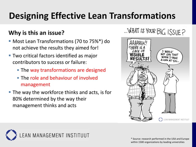 Designing Effective Lean Transformations | PPT