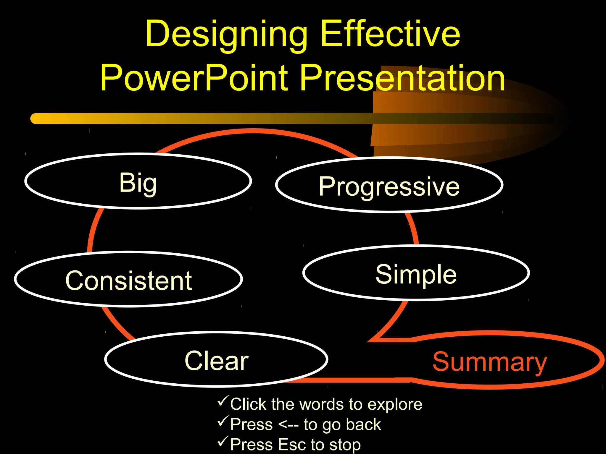 Designing effective power point presentation 2013 | PPT