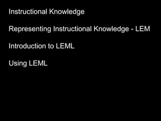 Designing eLearning Courses Using LEML | PPT