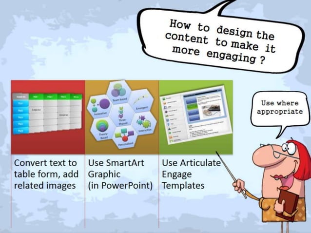 Designing Engaging Presentation for eLearning | PPTX