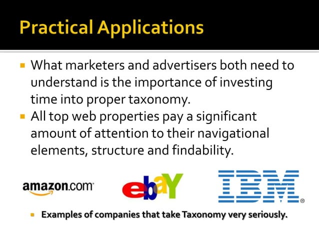 Designing Enterprise Taxonomy | PPTX | Technology & Computing