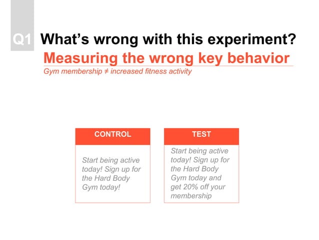 Behavior Based Approach to Experiment Design | PPT