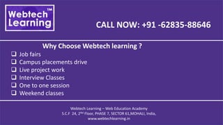 Web designing course fee | PPTX