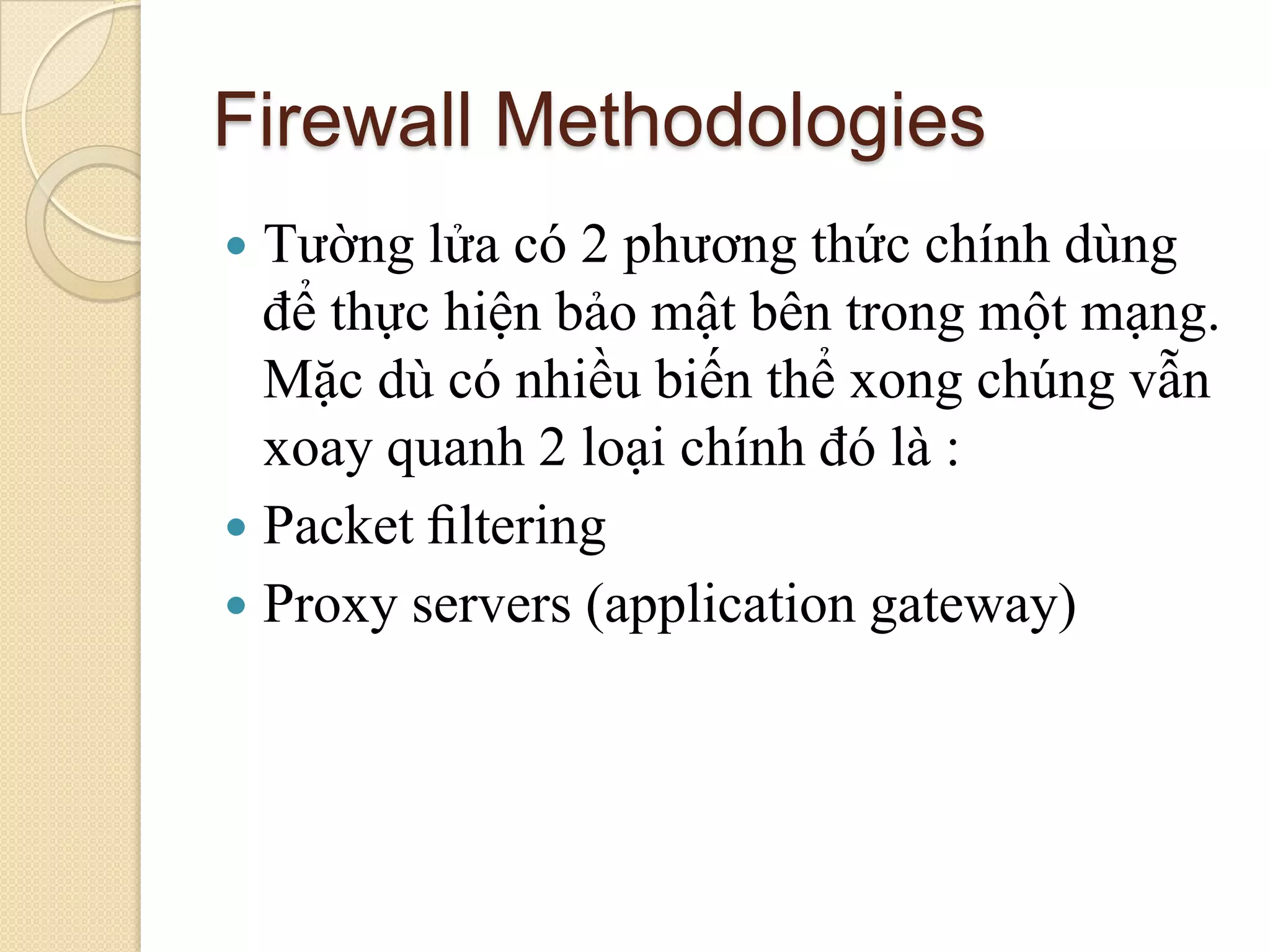 Designing firewalls | PPT