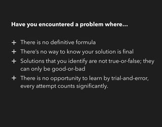 Designing for complex business problems | PDF | Business | Business and ...