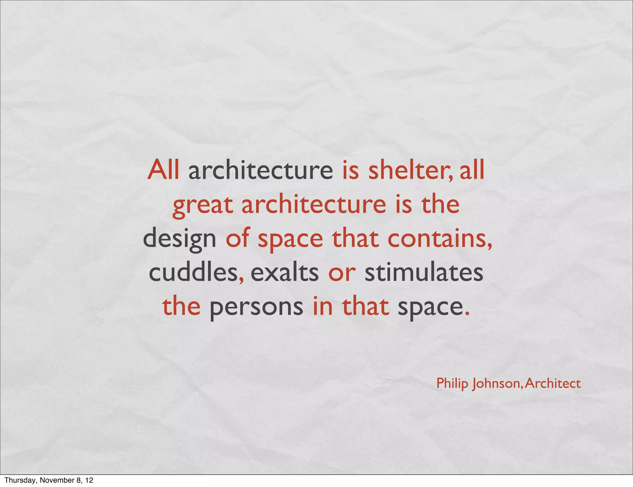 Designing for Context | PPT