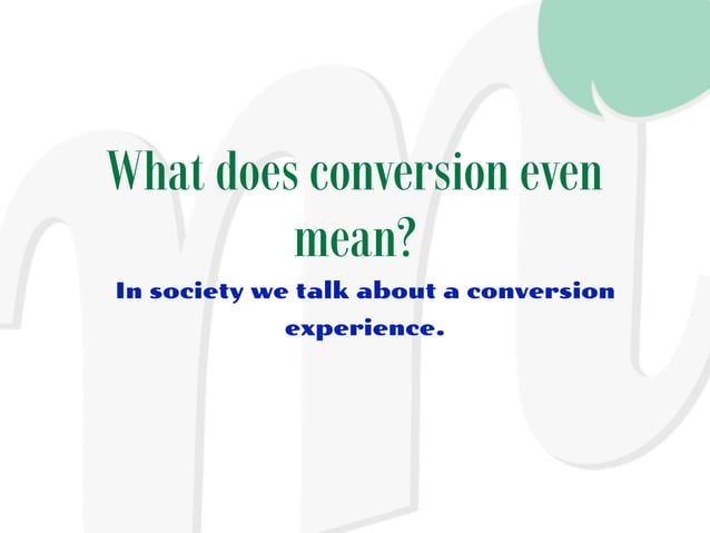 Designing for conversion | PPT