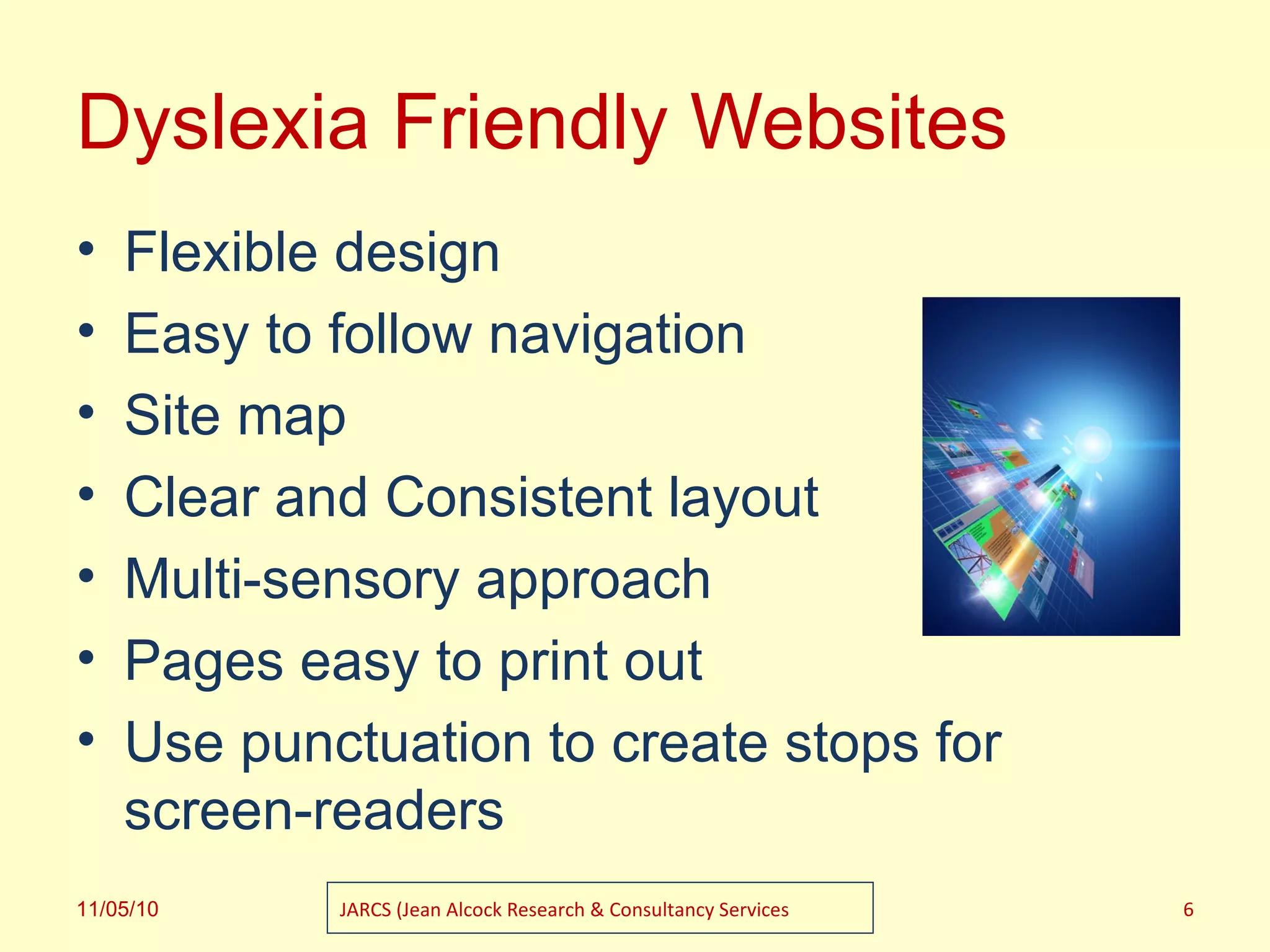 Designing For Dyslexia | PPT