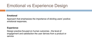 Designing for Human Emotions | PPT