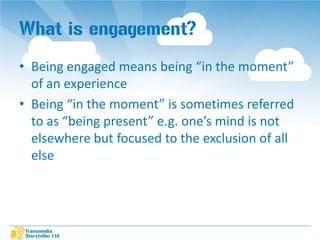 Audience Engagement: Designing for Intrinsic Motivations | PDF