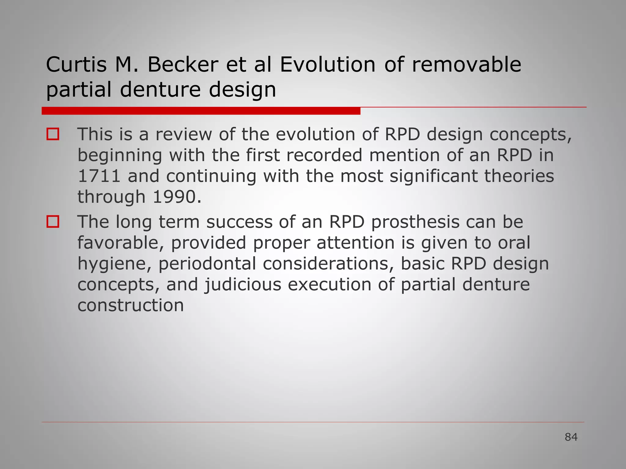 Designing for kennedy class i and class ii | PPT