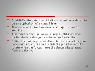 Designing for kennedy class i and class ii | PPT