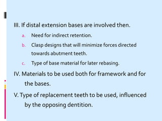 Designing for kennedys cl iii & iv | PPT