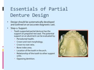 Designing for kennedys cl iii & iv | PPT