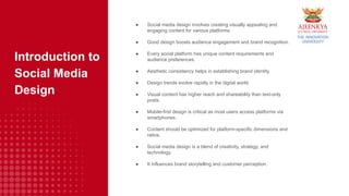 Designing for Social Media Trends and Best Practices | PDF