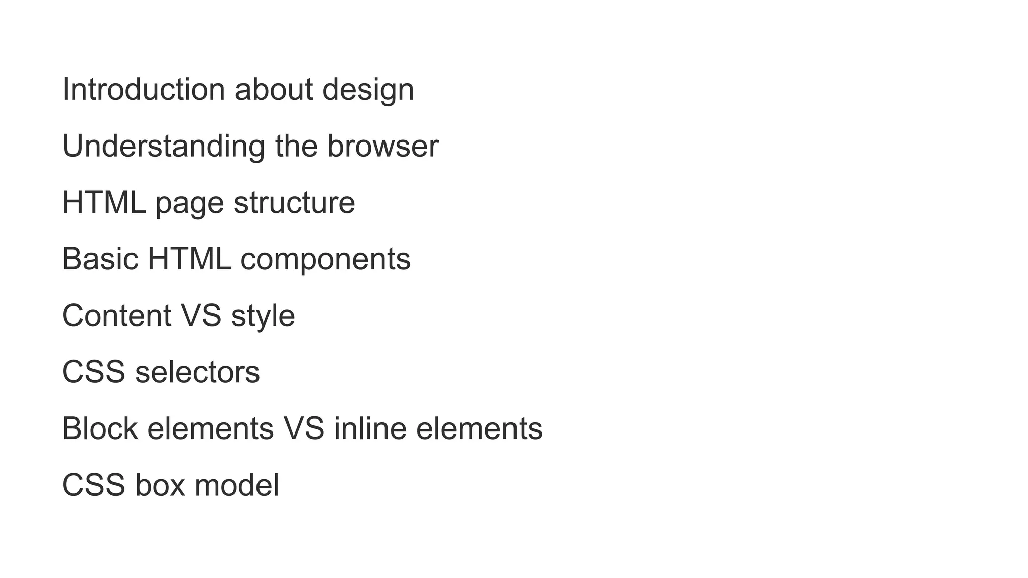 Designing for the web - 101 | PPTX