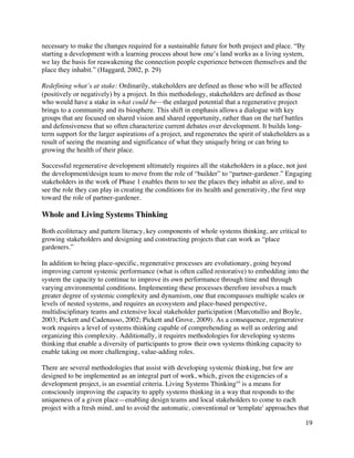 Designing from place a regenerative framework and methodology - br7463 ...