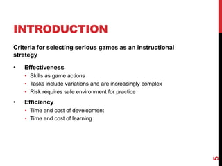 Designing Games for Learning | PPTX