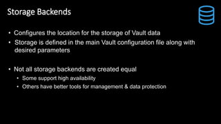 Designing High Availability for HashiCorp Vault in AWS | PPTX