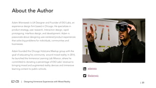 Designing Immersive Experiences with Mixed Reality | PDF