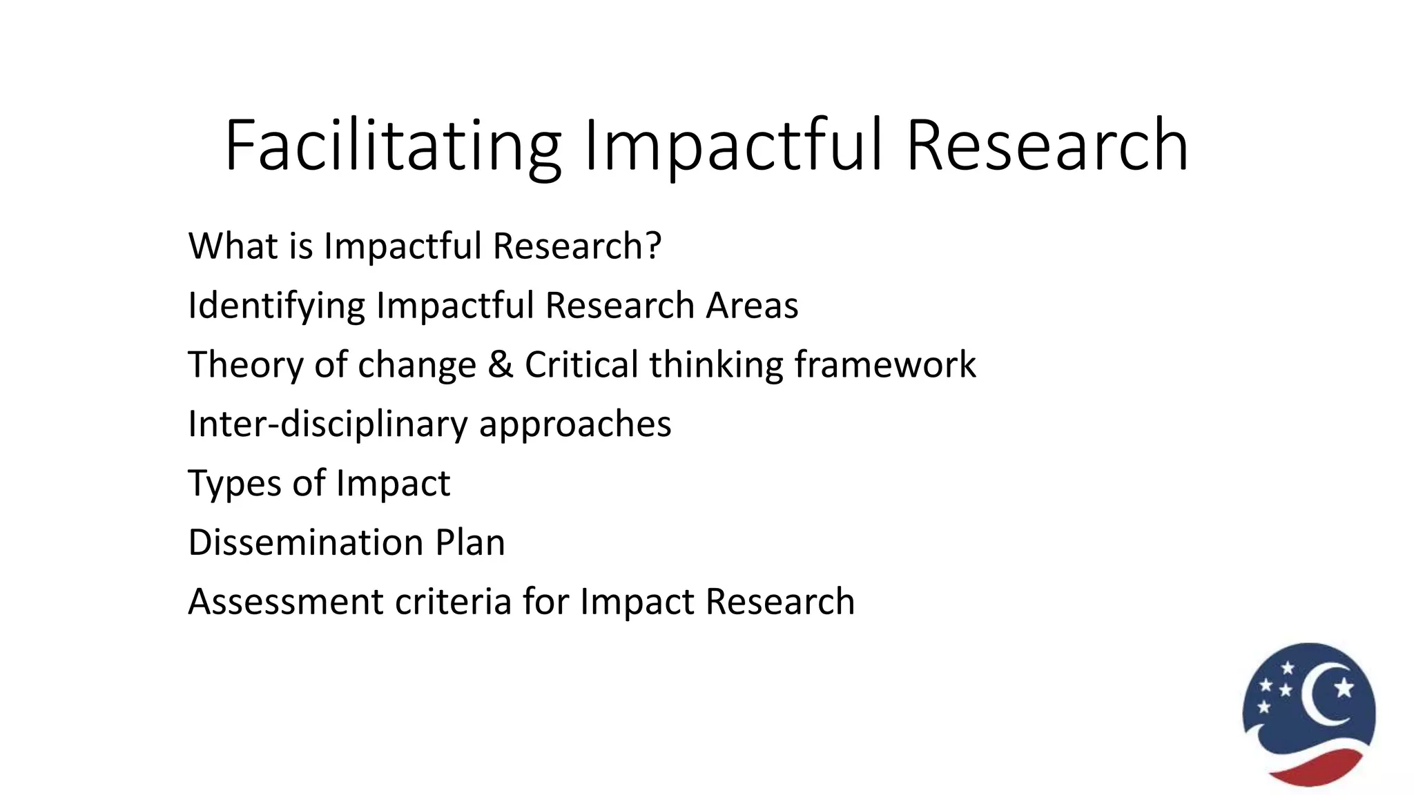 Designing impactful research in social sciences | PPT