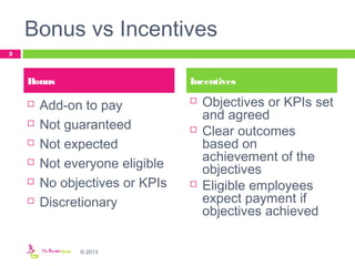 Designing Incentive Schemes In The GCC - S Bardot 2011 | PPT
