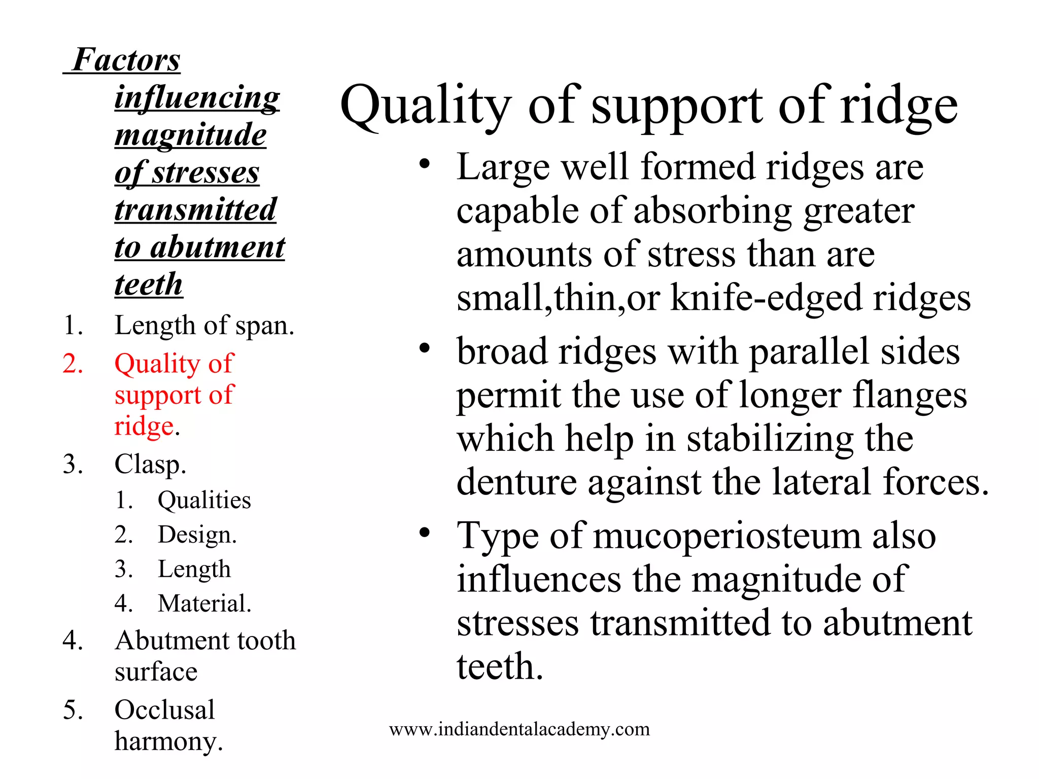 Designing in removable partial dentures /certified fixed orthodontic ...
