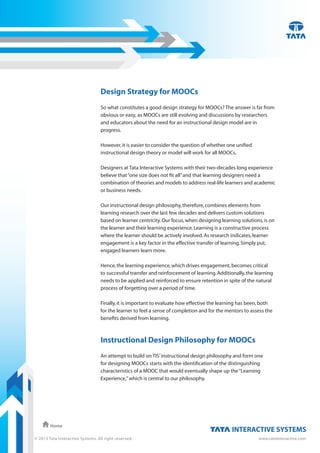 Designing/Integrating Sophisticated E-Learning Technologies in MOOCs | PDF