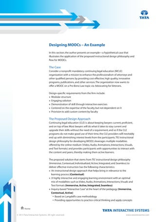 Designing/Integrating Sophisticated E-Learning Technologies in MOOCs | PDF