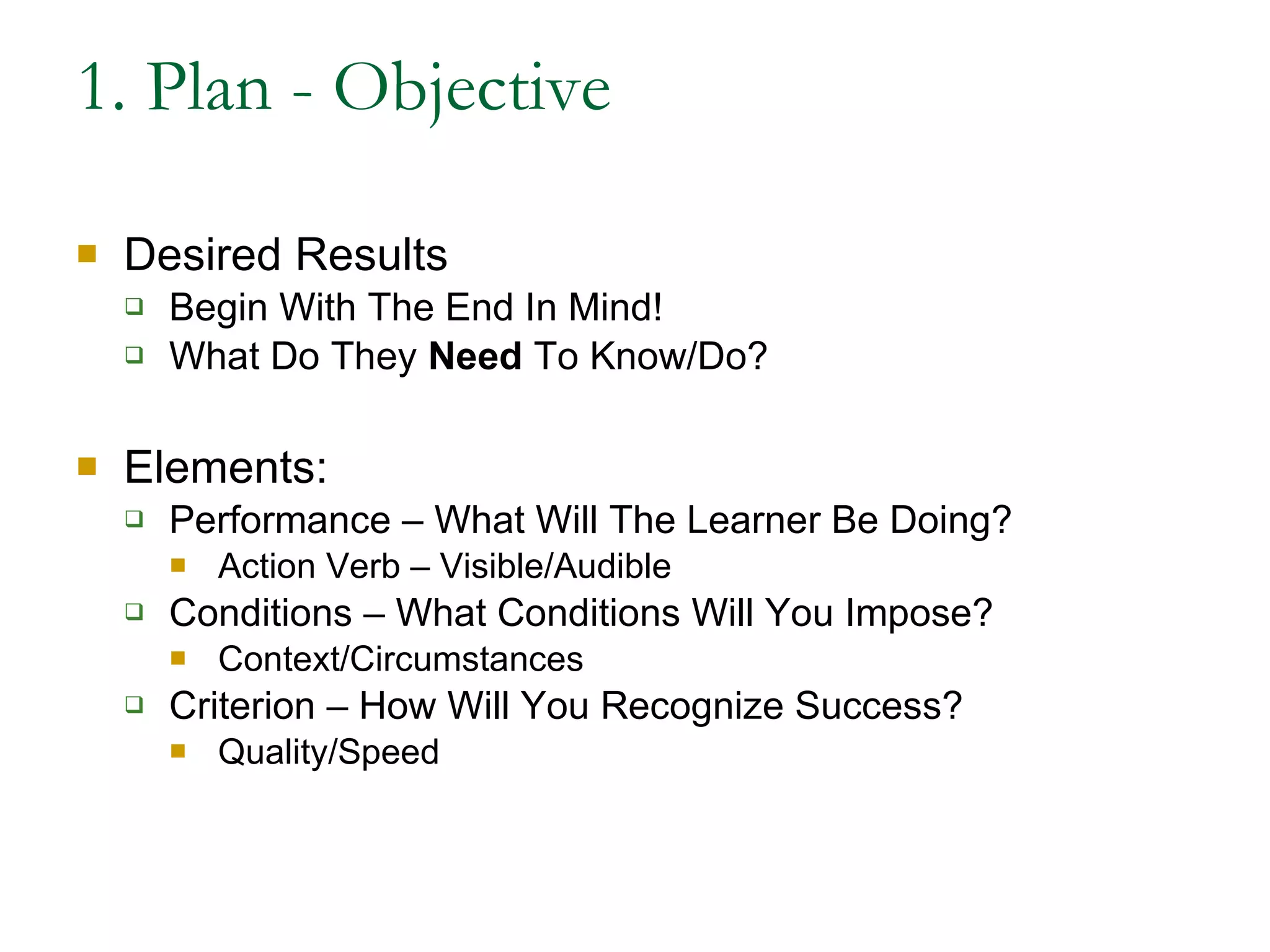 Designing Job Aids | PPT