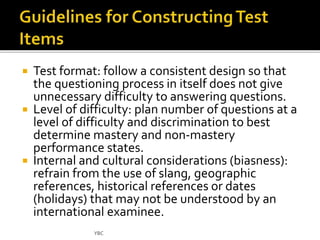 Designing language test | PPTX