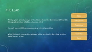 Designing leaky abstractions | PPTX