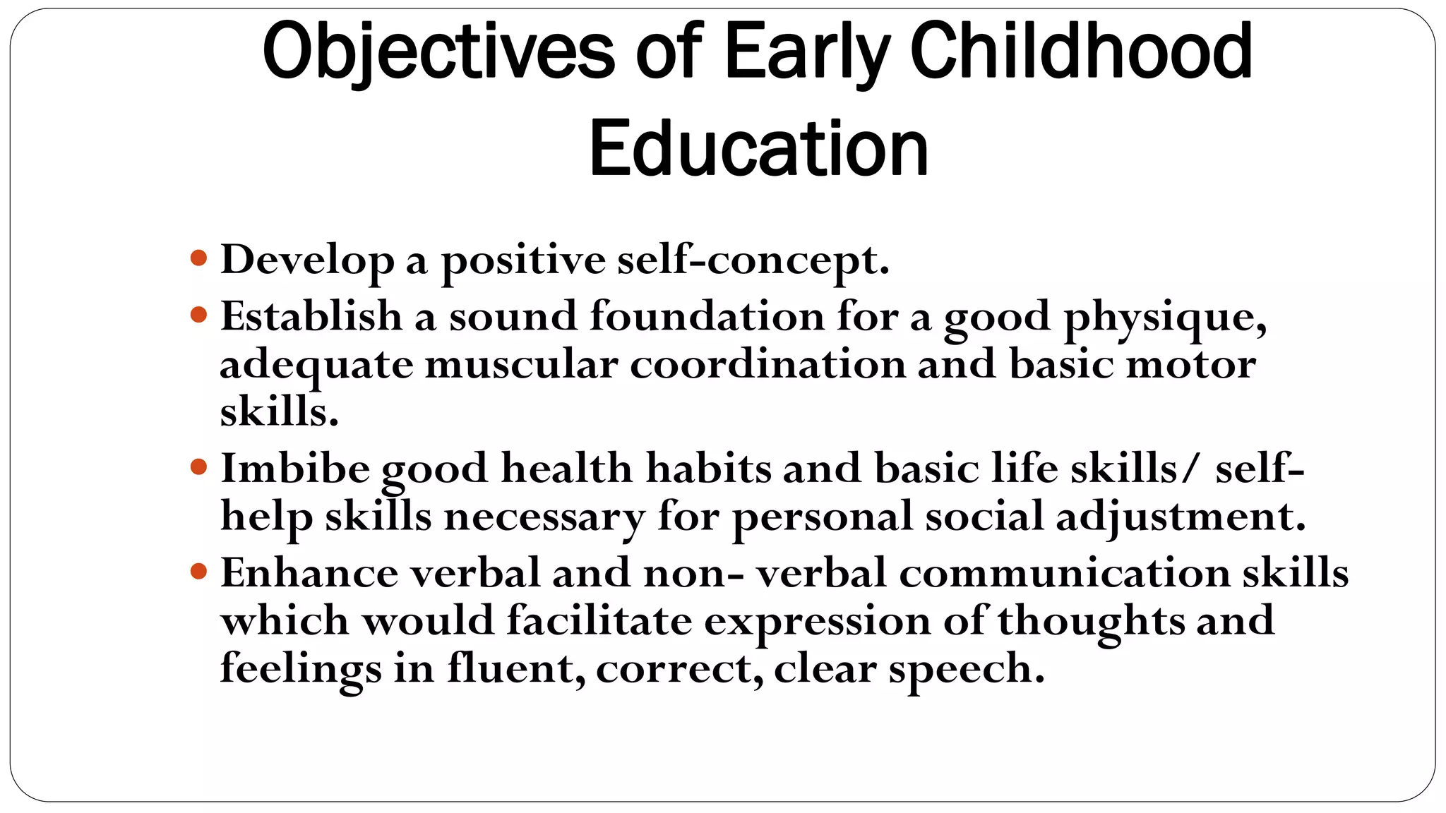 Designing Learning Objectives for Young Children | PPT