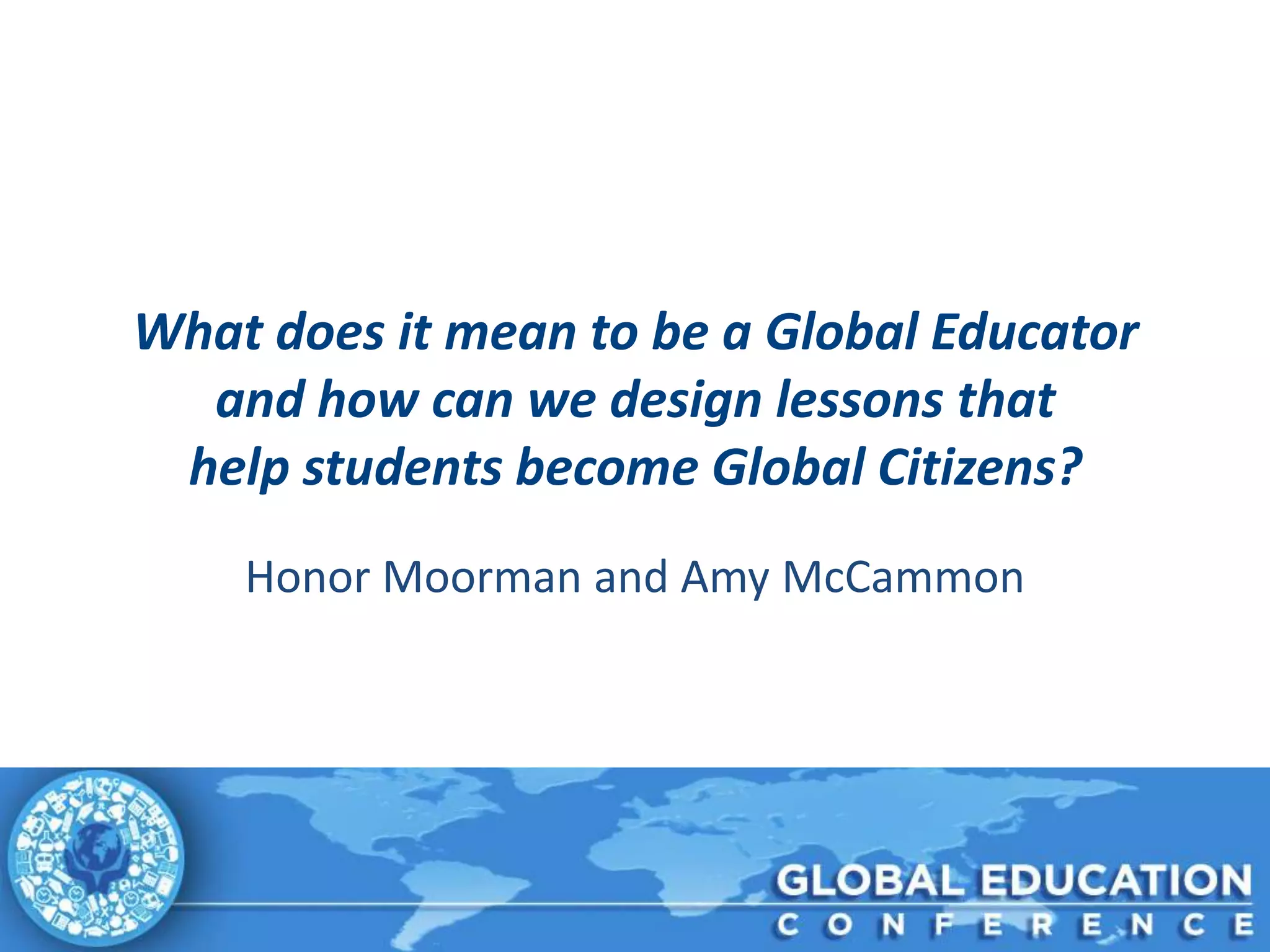 Designing Lessons for Global Citizenship | PPT