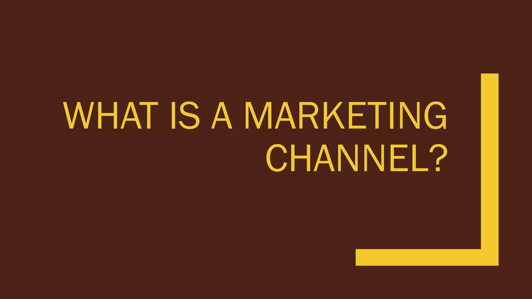 Designing marketing channels | PPT
