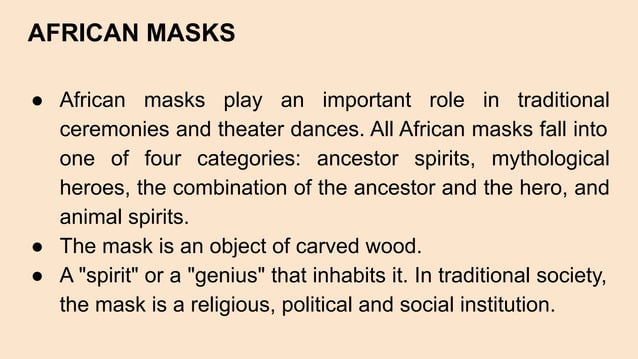 Designing masks | PPT