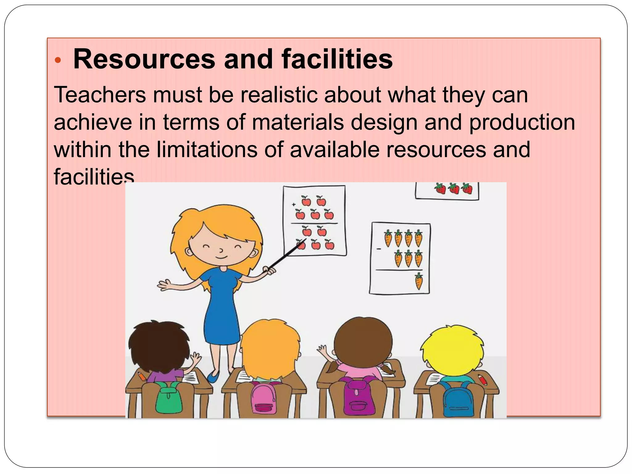 Designing materials for teaching autonomy | PPTX