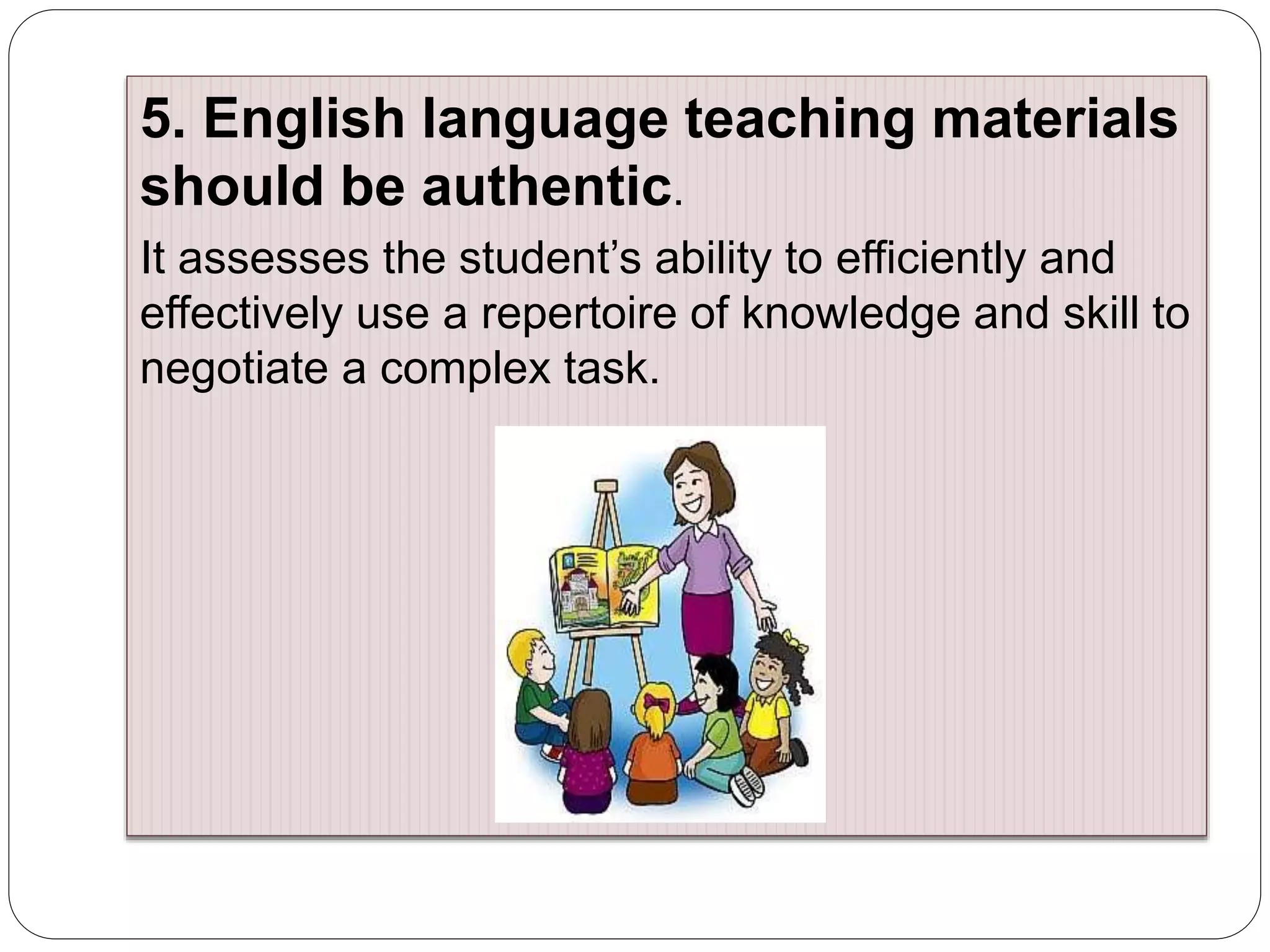 Designing materials for teaching autonomy | PPTX