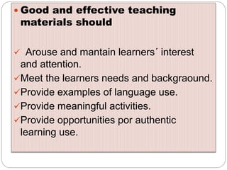 Designing materials for teaching autonomy | PPTX