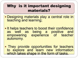 Designing materials 2 | PPTX
