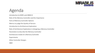 Designing memory controller for ddr5 and hbm2.0 | PPTX | Operating ...