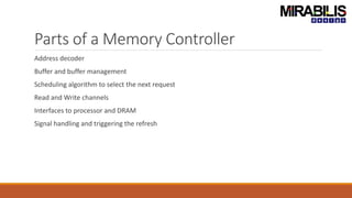Designing memory controller for ddr5 and hbm2.0 | PPTX