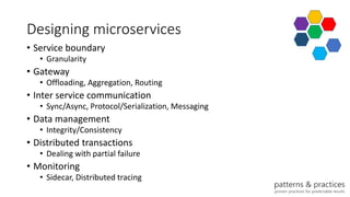 Designing microservices | PPTX