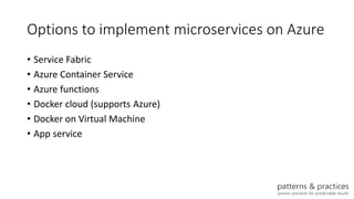 Designing microservices | PPTX