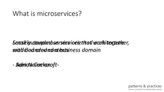 Designing microservices | PPTX