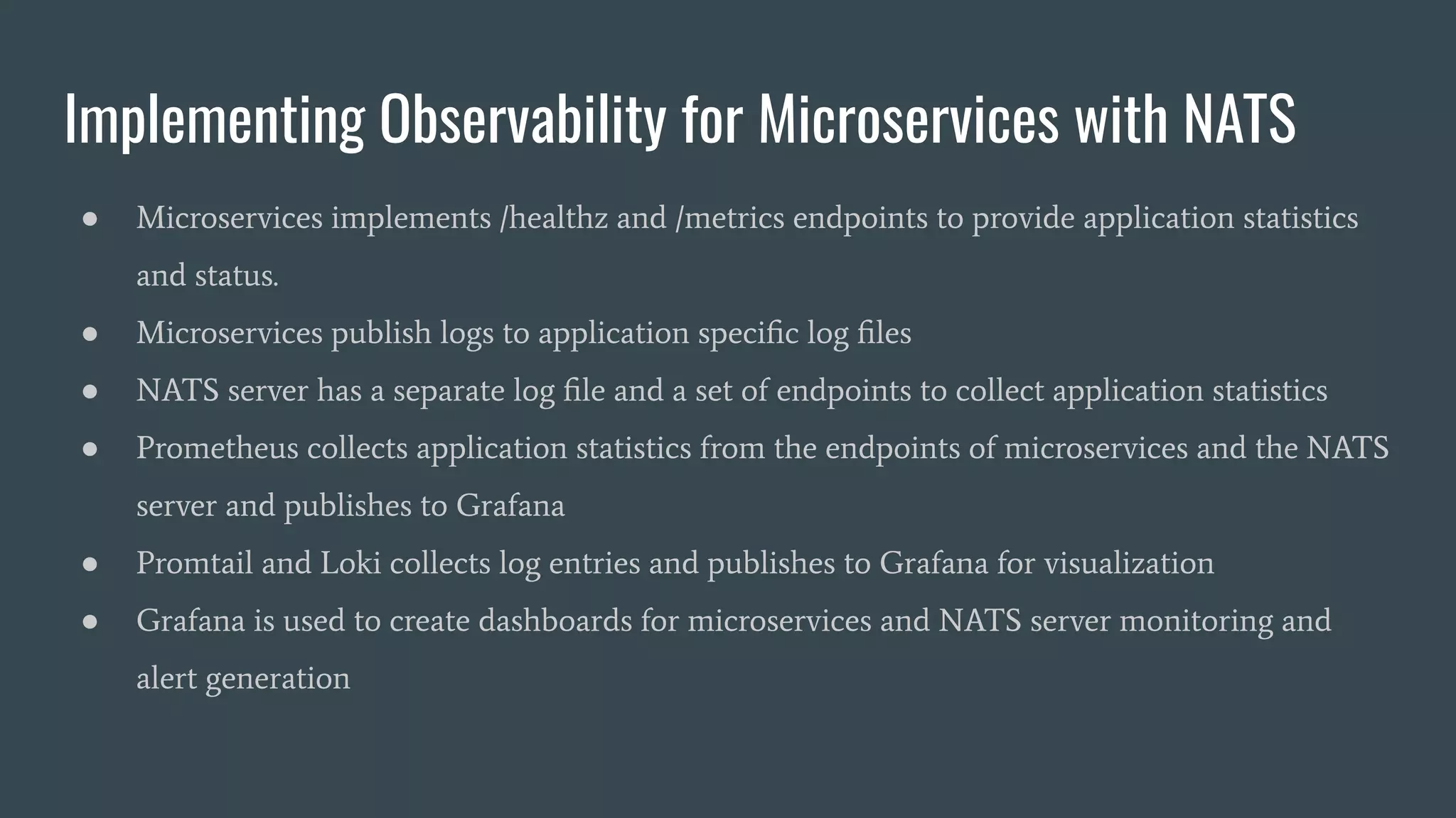 Designing microservices platforms with nats | PDF