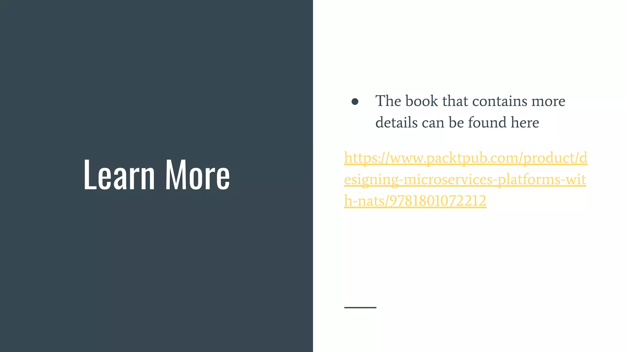 Designing microservices platforms with nats | PDF
