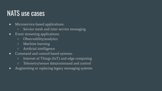 Designing microservices platforms with nats | PDF