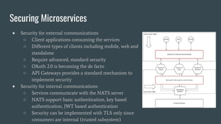 Designing microservices platforms with nats | PDF